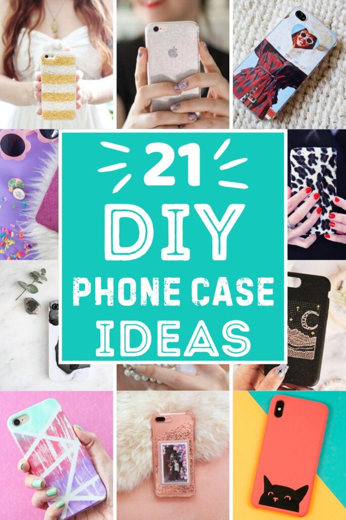 21 DIY Phone Case Ideas To Make Your Phone Look Unique - Julie Ann Art