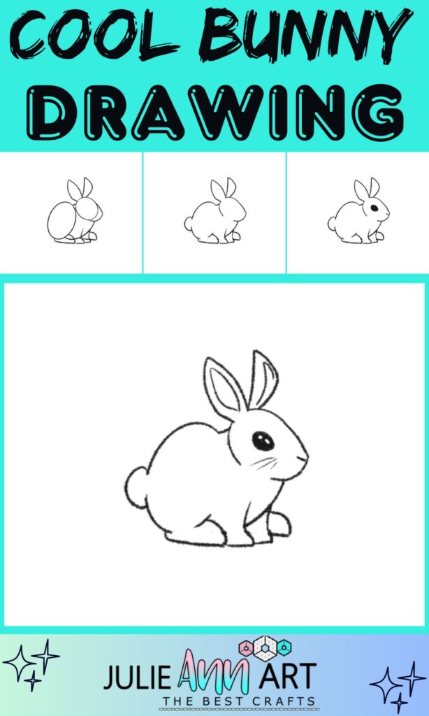 35 Easy Bunny Drawing Ideas For Kids - Julie Ann Art