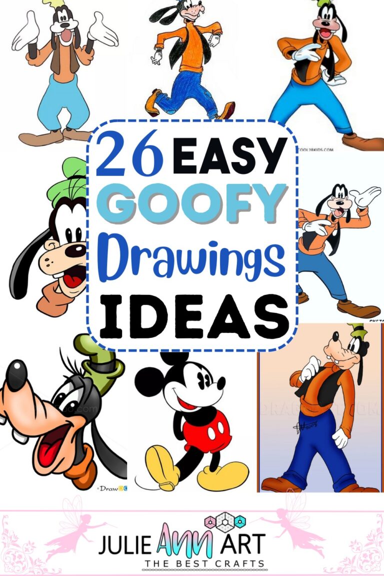 26 Easy Goofy Drawing Ideas - Julie Ann Art