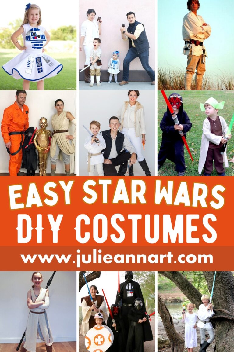 10 Easy Star Wars DIY Costume For Space Saga Fans - Julie Ann Art