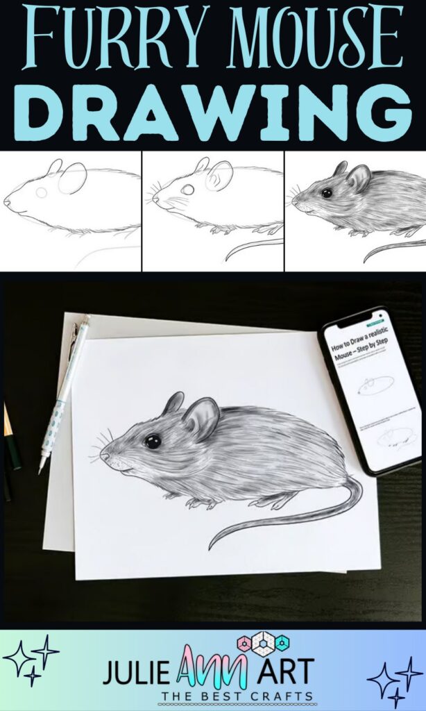 11 Easy Mouse Drawing Ideas To Make Beautiful Artworks - Julie Ann Art