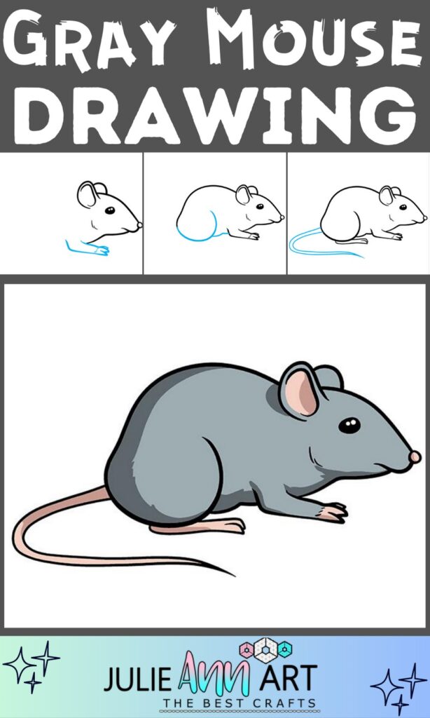 11 Easy Mouse Drawing Ideas To Make Beautiful Artworks - Julie Ann Art