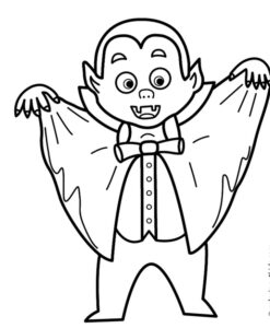 10 Easy Halloween Coloring Pages For Kids And Adults - Julie Ann Art