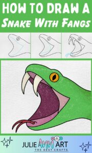 26 Easy Snake Drawing Ideas For Reptile Lovers - Julie Ann Art