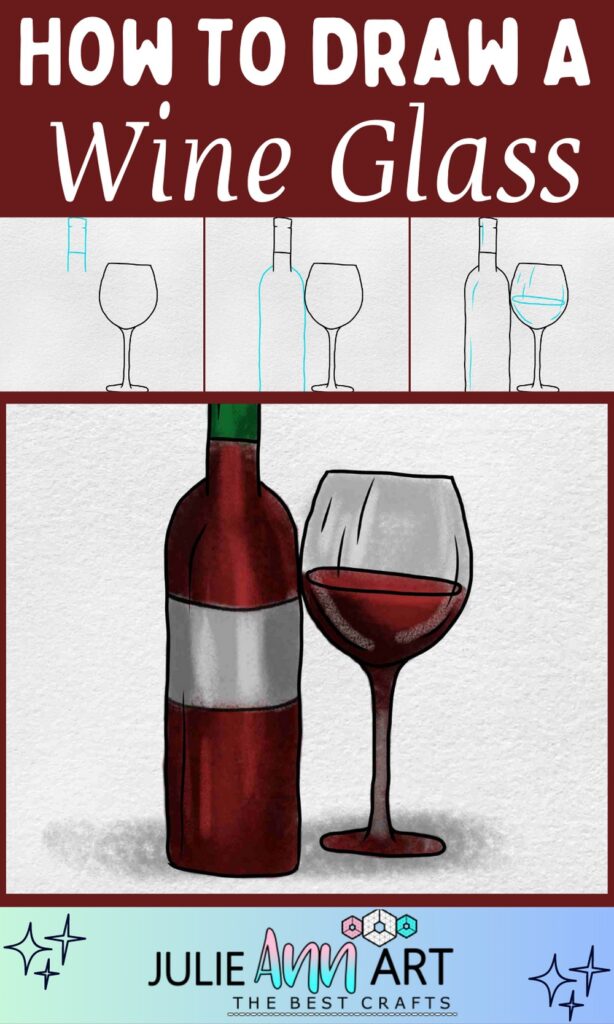 13 Easy Glass Drawing Ideas - How To Draw Glass - Julie Ann Art