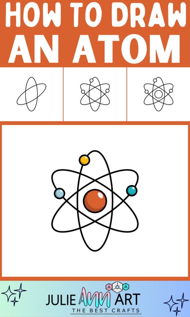 7 Easy Atom Drawing Ideas With Step By Step Guides