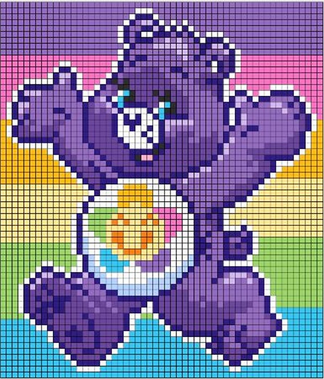 13 Easy Care Bear Perler Beads Patterns Julie Ann Art