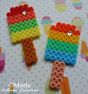 10 Easy Ice Cream Perler Beads Patterns To Spread Joy Around - Julie ...