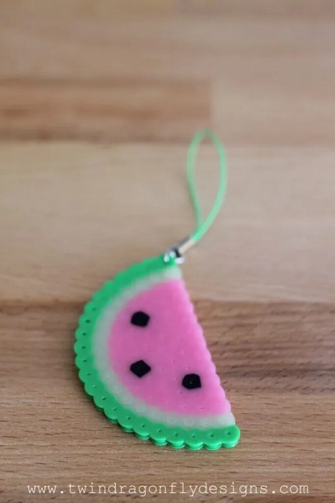 10 Easy Watermelon Perler Beads Patterns For Beginners - Julie Ann Art