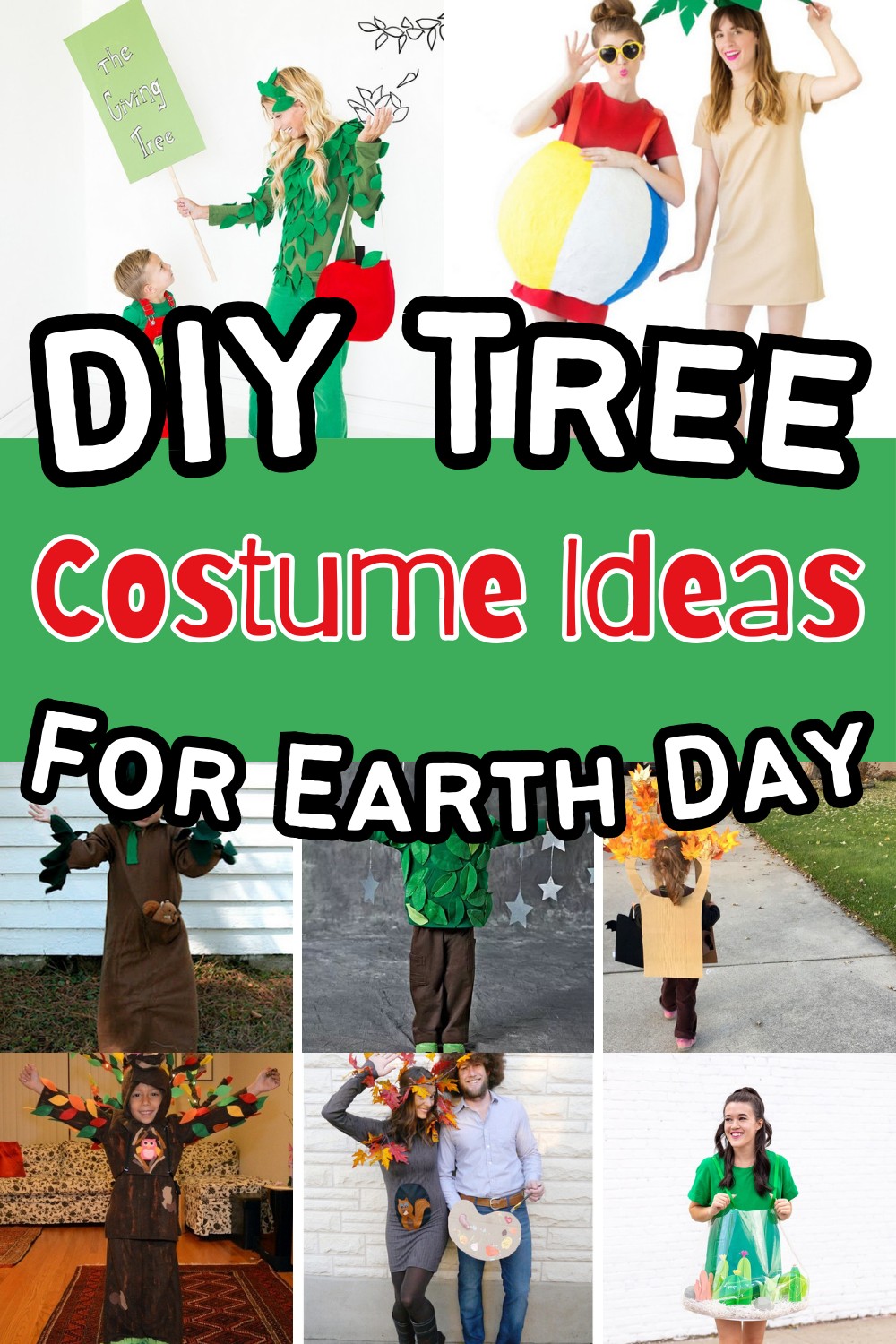 10 DIY Tree Costume Ideas For Earth Day Exclusives! - Julie Ann Art