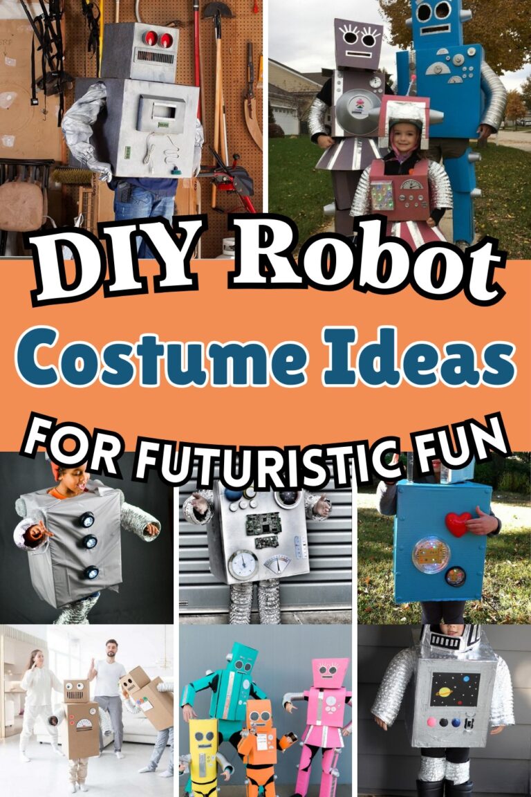 15 DIY Robot Costume Ideas For Futuristic Fun Parties! - Julie Ann Art