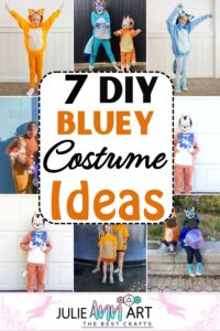 7 Easy DIY Bluey Costume Ideas For Kids And Adults - Julie Ann Art