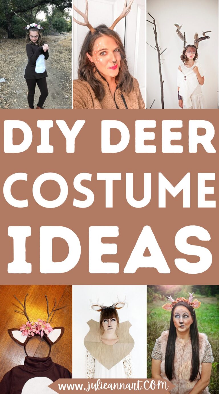 15 DIY Deer Costume Ideas For Deer Ones Gifts - Julie Ann Art
