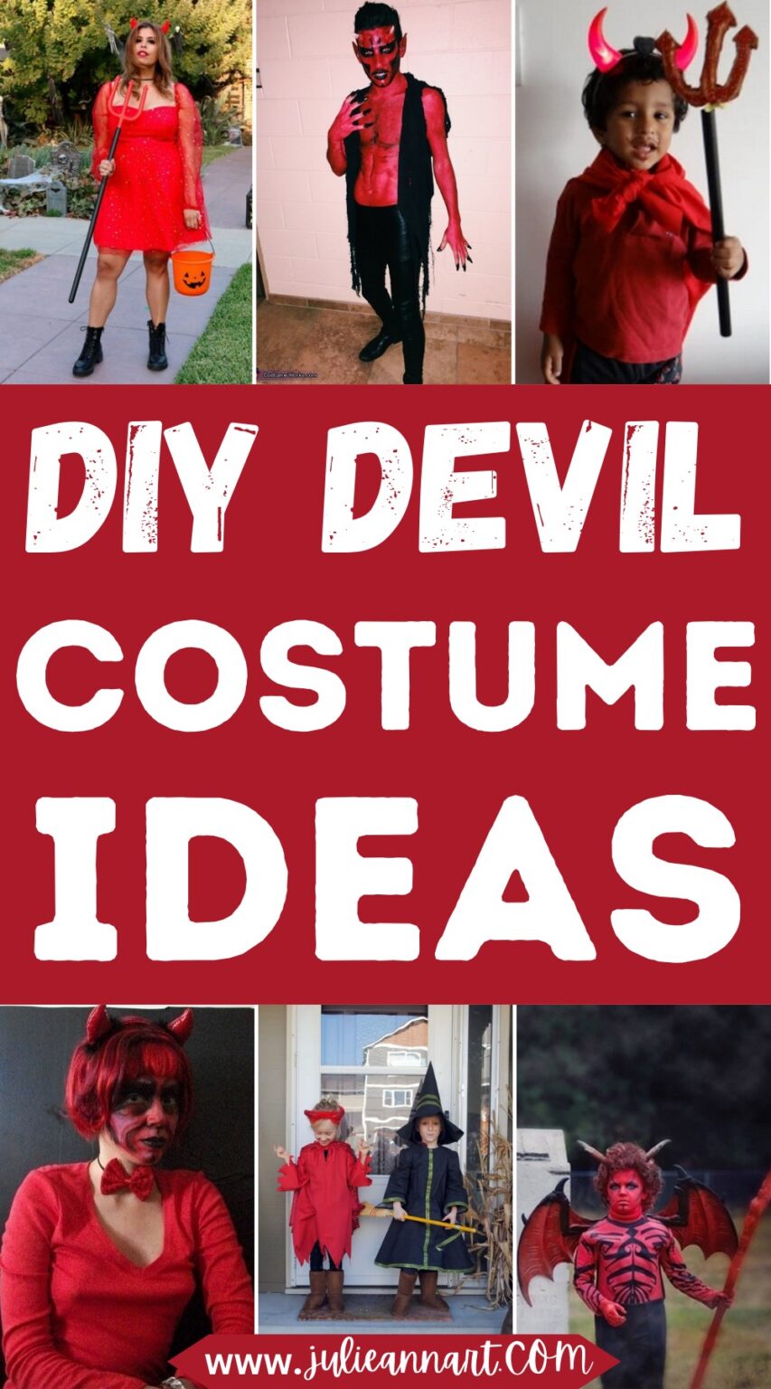 10 DIY Devil Costume Ideas To Look Like A Villain - Julie Ann Art