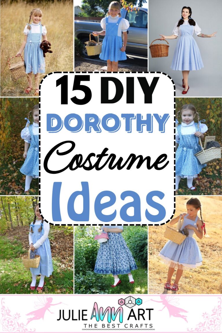 15 Easy DIY Dorothy Costume Ideas For Humble Girl Look - Julie Ann Art