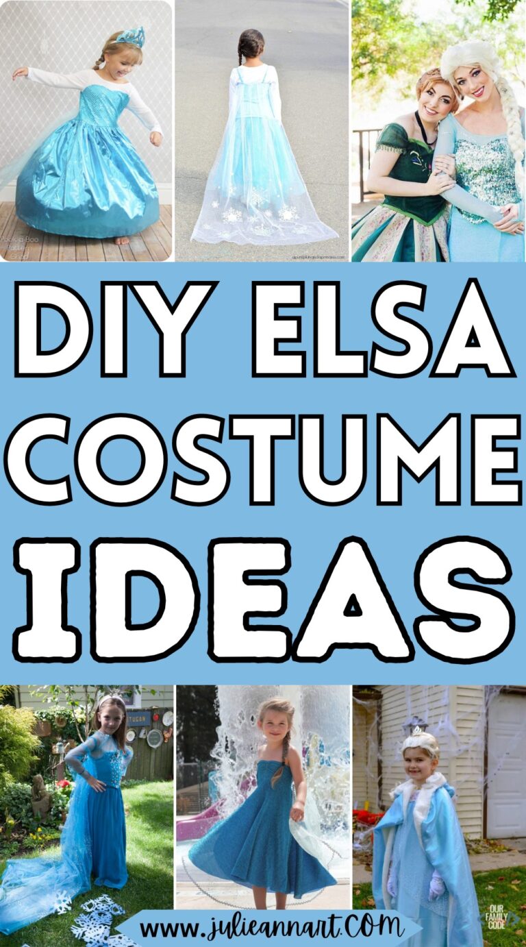 11 DIY Elsa Costume Ideas For A Disney Look - Julie Ann Art