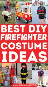 10 DIY Firefighter Costume Ideas For Kids - Julie Ann Art