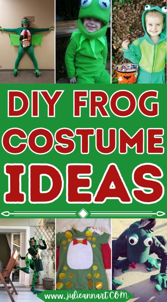11 DIY Frog Costume Ideas For Jumping And Crawling - Julie Ann Art