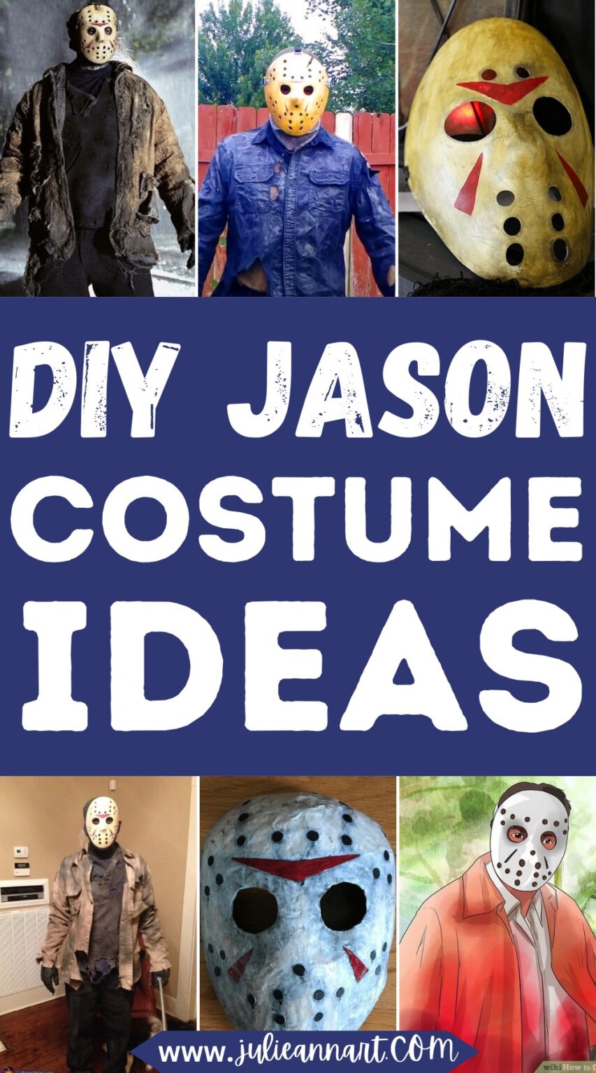 11 DIY Jason Costume Ideas To Look Like A Zombie - Julie Ann Art