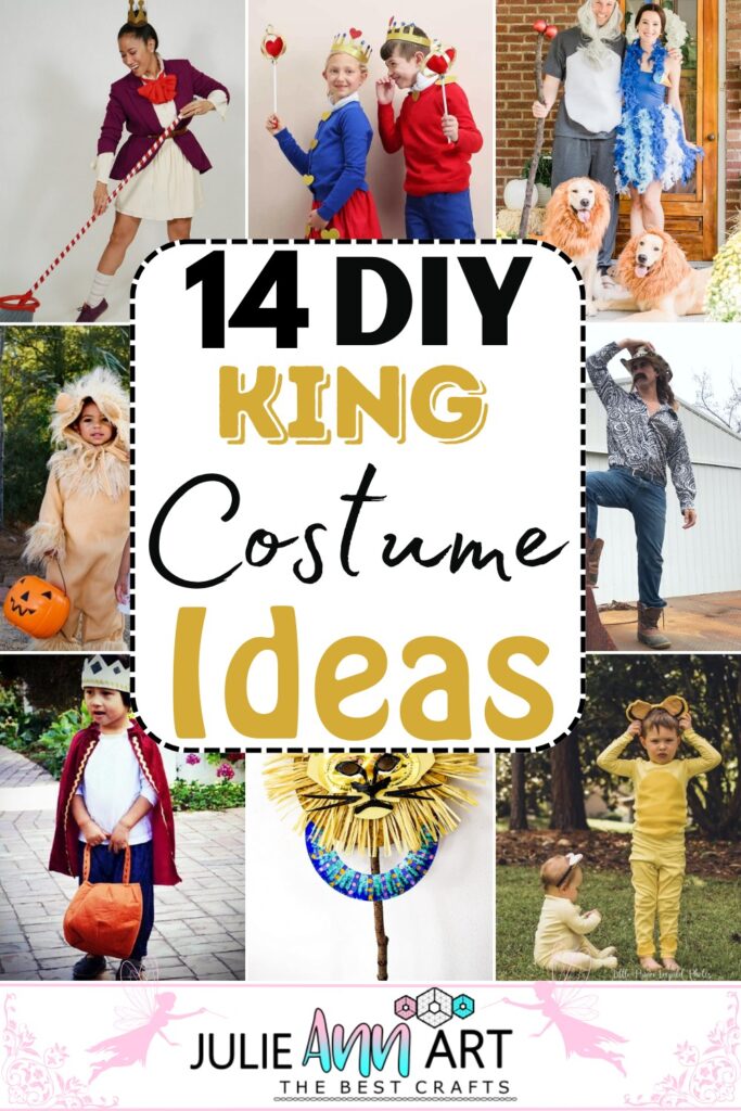 14 DIY King Costume Ideas For Whole Family - Julie Ann Art