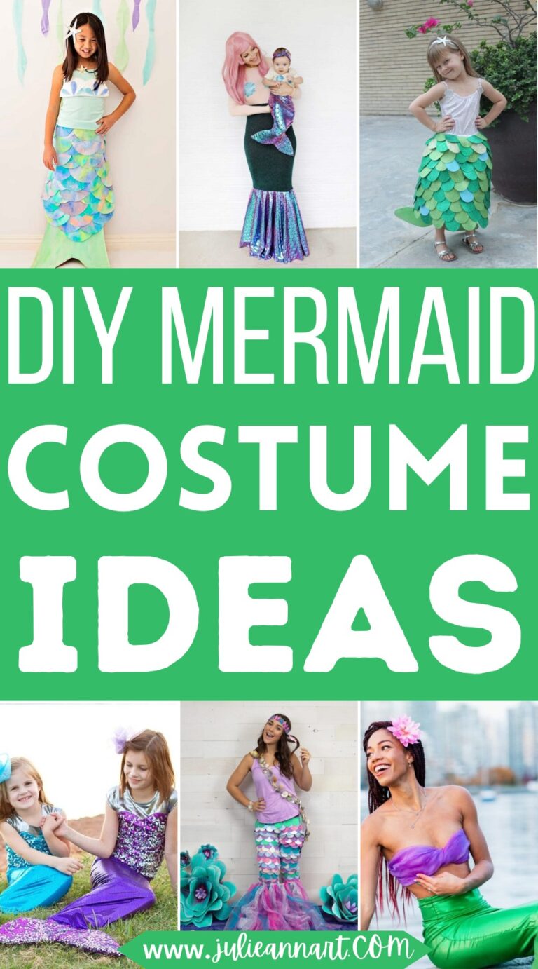 15 DIY Mermaid Costume Ideas To Be A Lake Princess - Julie Ann Art