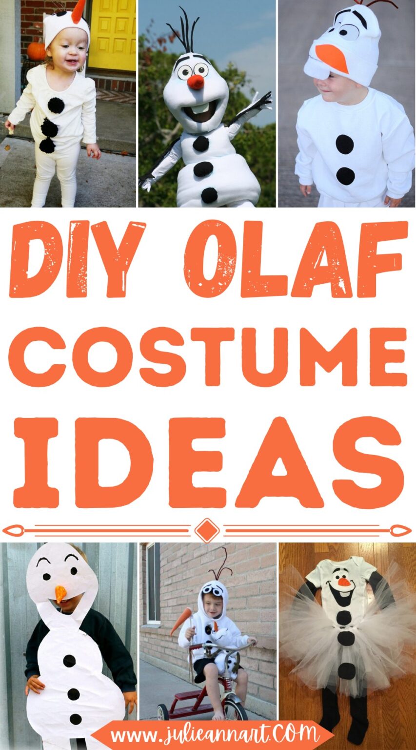 15 DIY Olaf Costume Ideas For Humorous Getup - Julie Ann Art