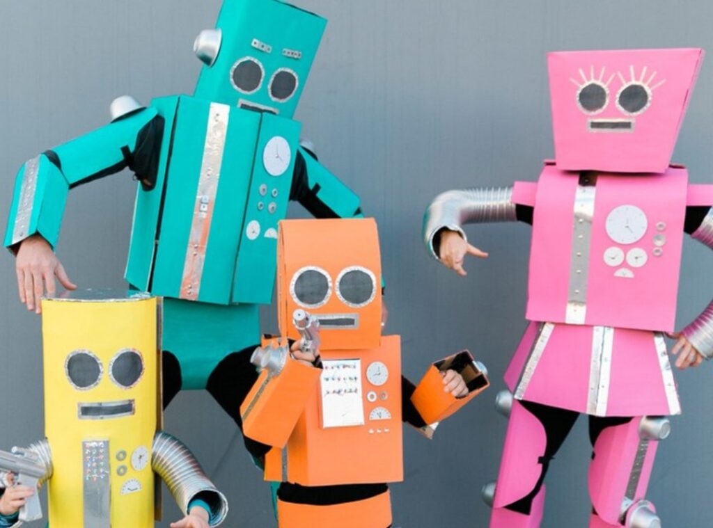 15 DIY Robot Costume Ideas For Futuristic Fun Parties! - Julie Ann Art