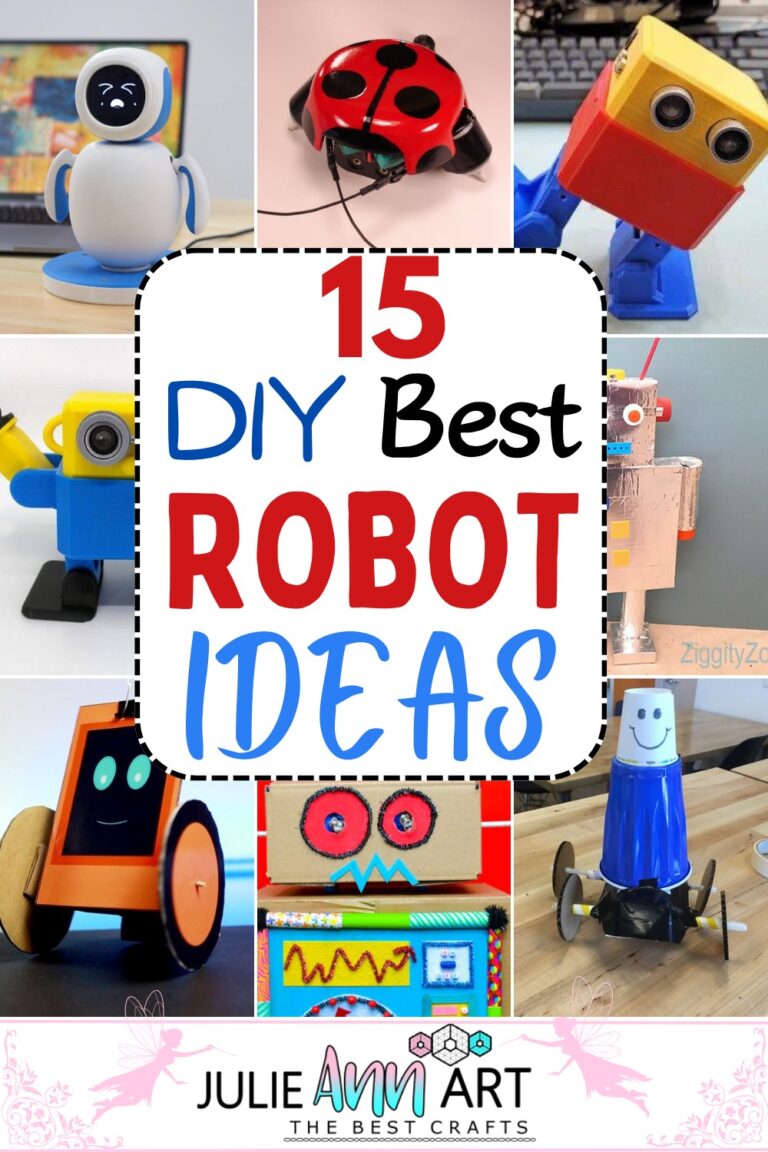 15 DIY Robot Ideas For Mechanical Visualizations - Julie Ann Art