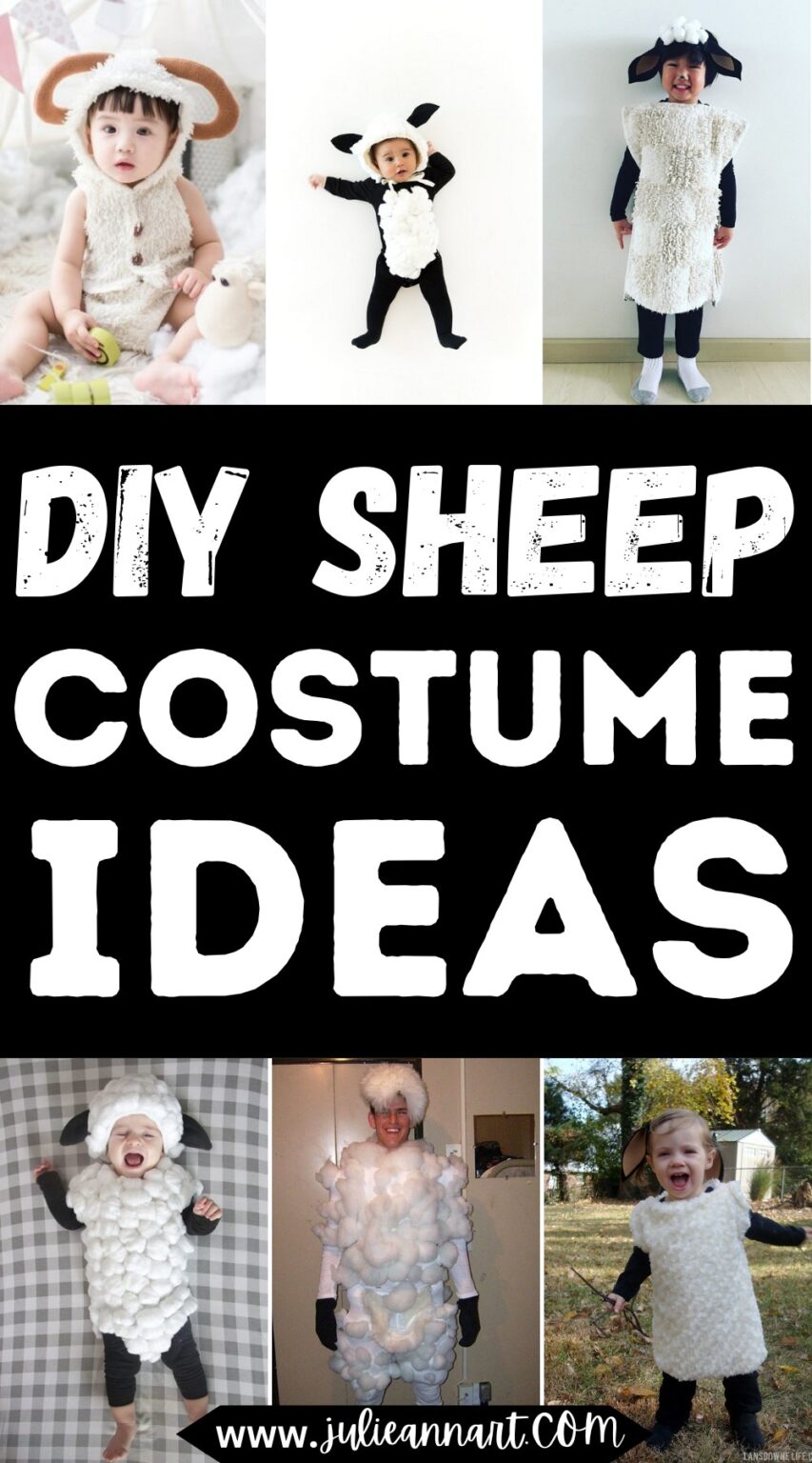 13 DIY Sheep Costume Ideas For Winter Cosplay - Julie Ann Art