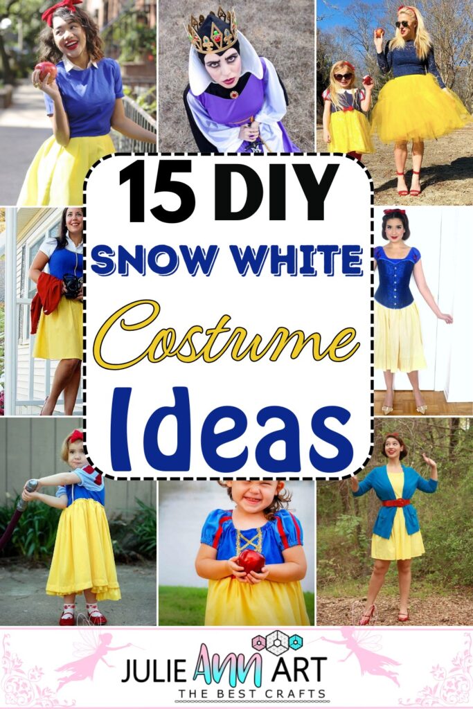 15 DIY Snow White Costume Ideas For Kids And Women - Julie Ann Art
