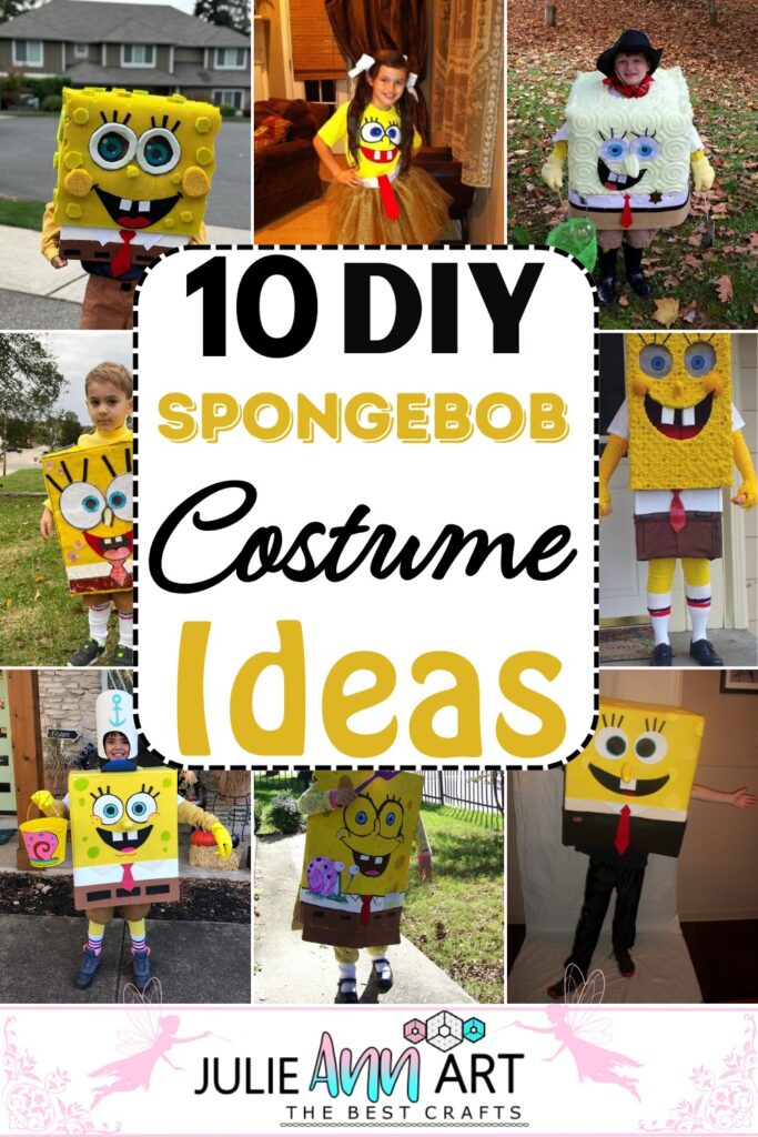 10 DIY Spongebob Costume Ideas For Squarepant Lovers - Julie Ann Art