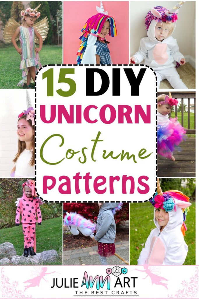 15 DIY Unicorn Costume Ideas To Dress Like A Magic Horn - Julie Ann Art