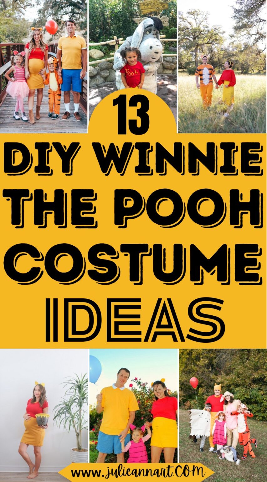 13 DIY Winnie The Pooh Costume Ideas For Disney Fans - Julie Ann Art