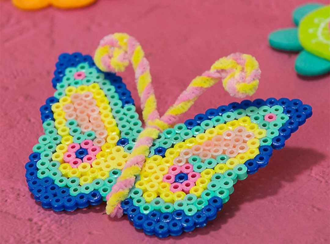 12 Easy And Fun Butterfly Perler Beads Patterns - Julie Ann Art
