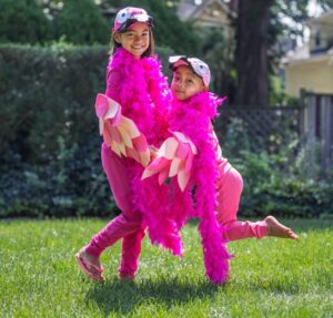 16 DIY Flamingo Costume Ideas To Step On One Leg - Julie Ann Art