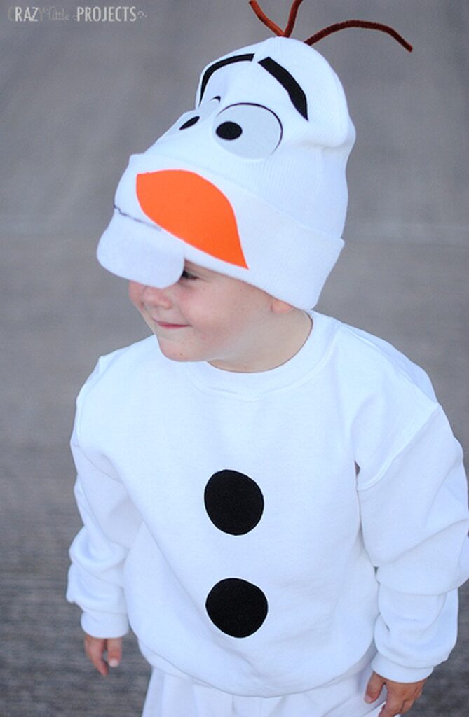 15 DIY Olaf Costume Ideas For Humorous Getup - Julie Ann Art