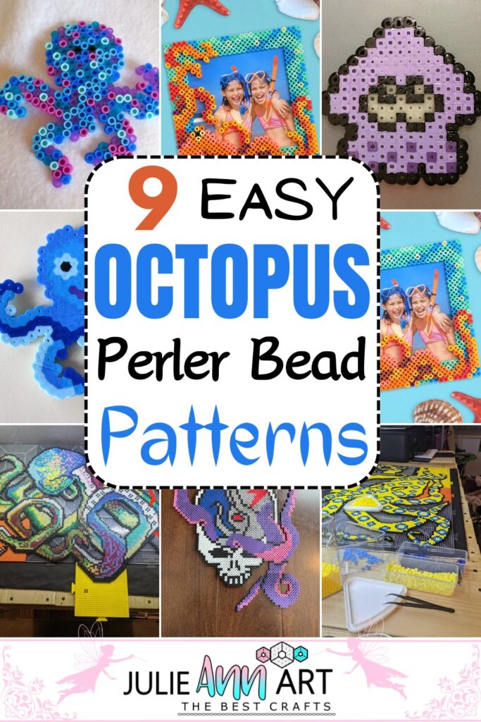 9 Easy Octopus Perler Bead Patterns For Making 8 Legged Marine Creatures