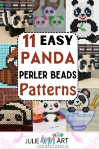 11 Easy Panda Perler Beads Patterns For Cute Artworks - Julie Ann Art