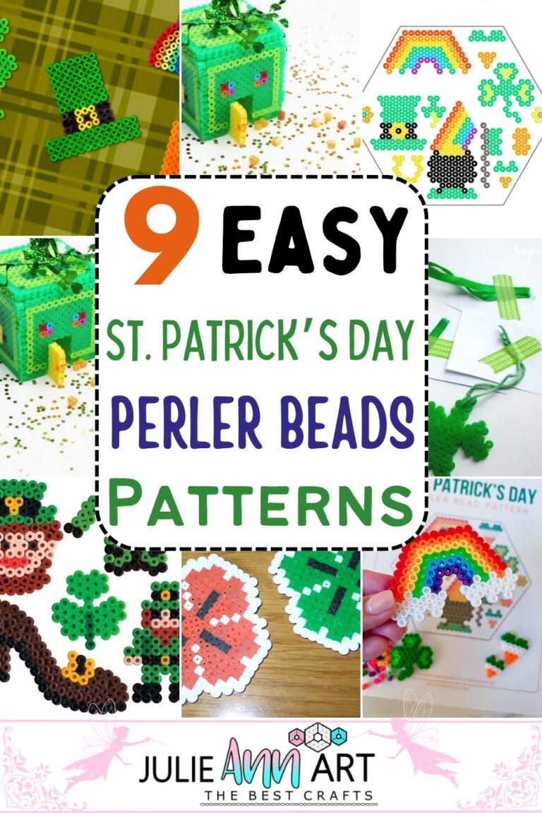 9 Easy St. Patrick’s Day Perler Bead Patterns - Julie Ann Art