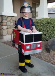 10 DIY Firefighter Costume Ideas For Kids - Julie Ann Art