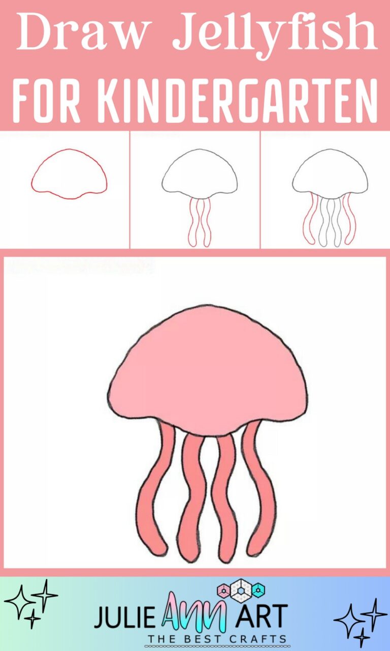 15 Jellyfish Drawing Ideas For Sea Lovers - Julie Ann Art