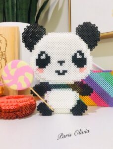 11 Easy Panda Perler Beads Patterns For Cute Artworks - Julie Ann Art