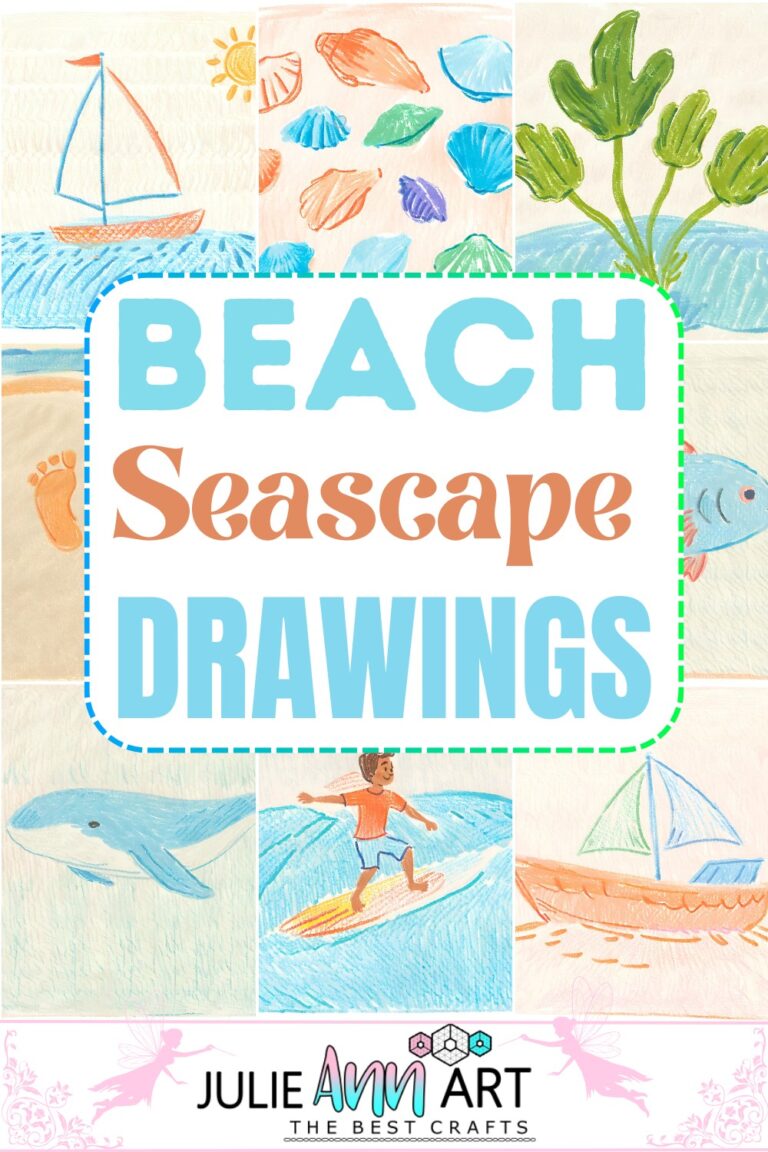 10 Beach and Seascape Drawing Ideas To Refresh Memories - Julie Ann Art