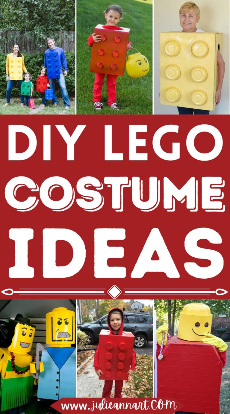 15 Best DIY Lego Costume Ideas For Kids & Adults Cosplay - Julie Ann Art