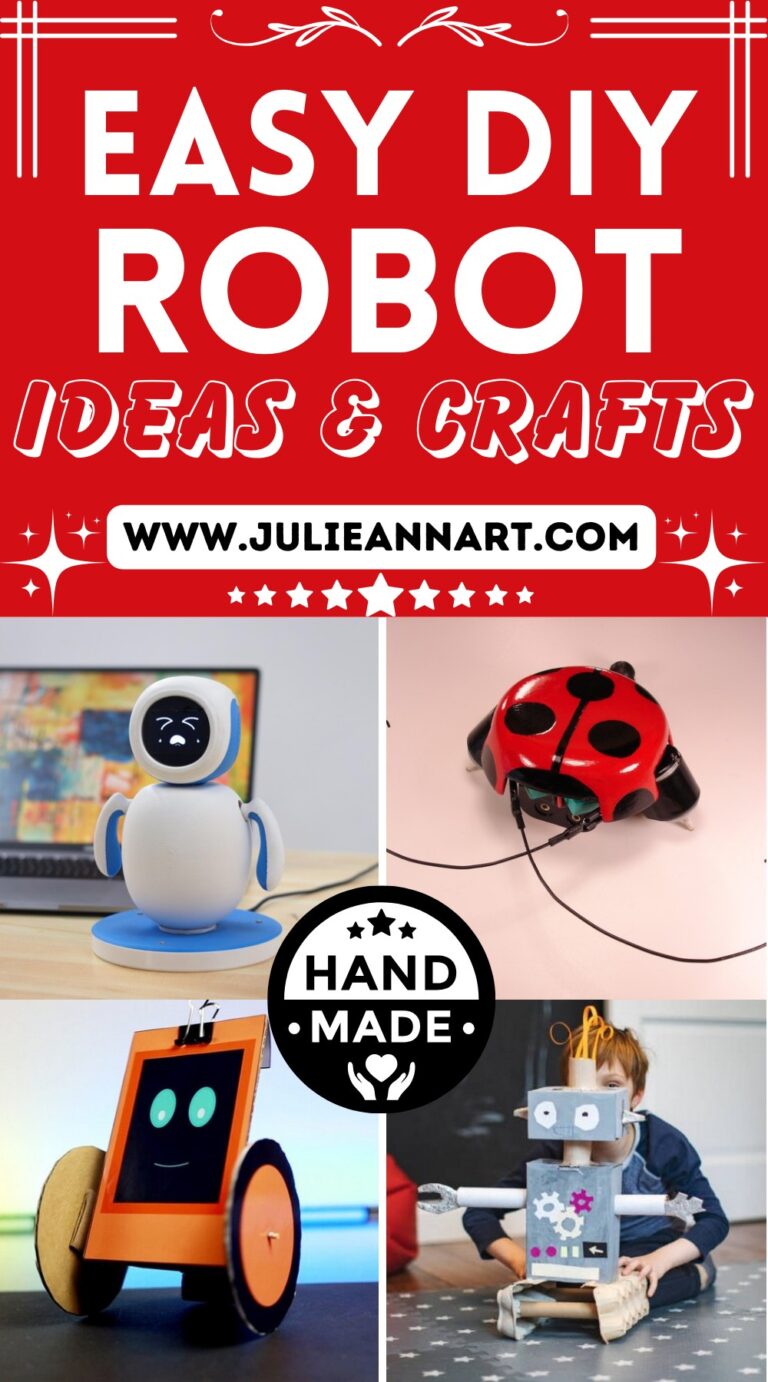 15 DIY Robot Ideas For Mechanical Visualizations - Julie Ann Art