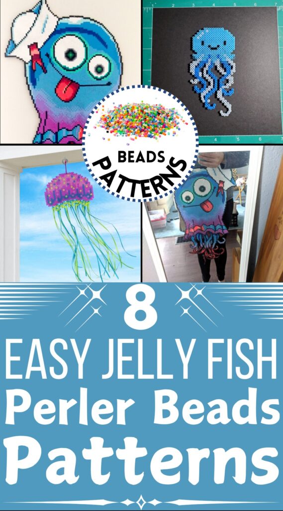 8 Easy Jelly Fish Perler Bead Patterns For Beginners - Julie Ann Art