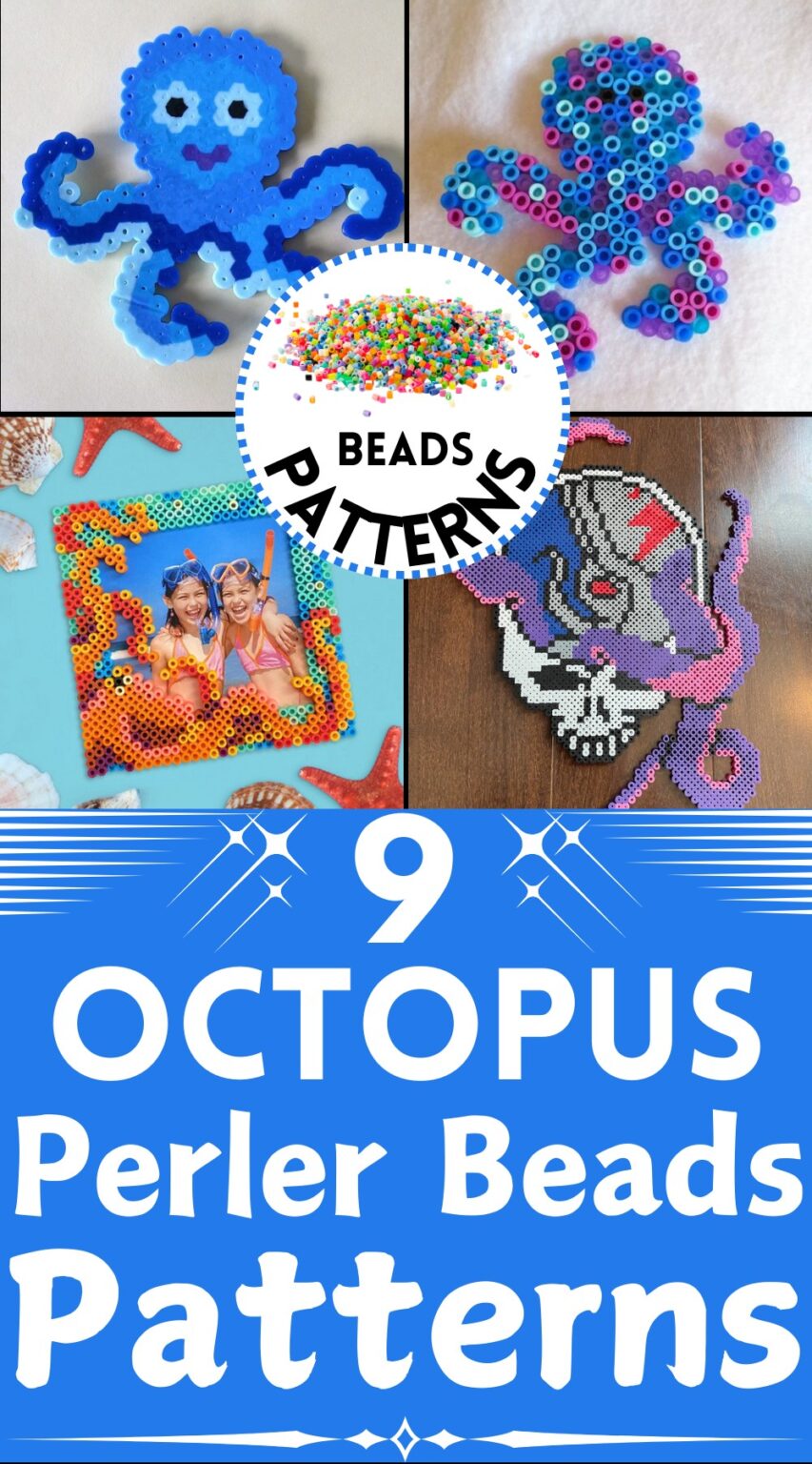 9 Easy Octopus Perler Bead Patterns For Making 8 Legged Marine Creatures
