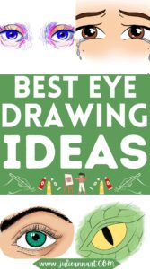 10 Easy Eye Drawing Ideas For Beginners - Julie Ann Art