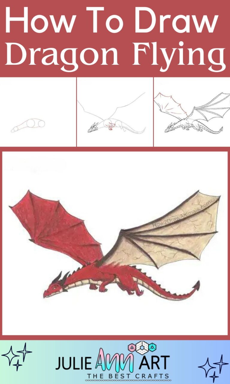 12 Easy Dragon Drawing Ideas For Throwing Heat Out - Julie Ann Art