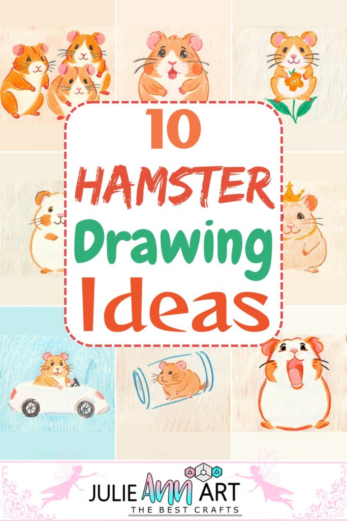 10 Cutest Hamster Drawing Ideas - Julie Ann Art